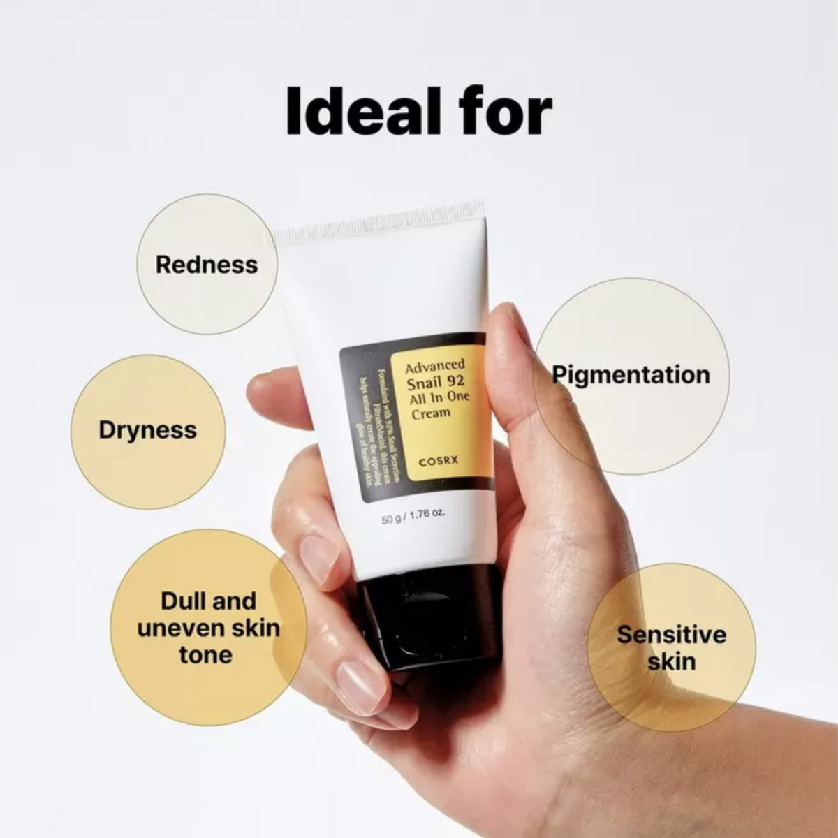 COSRX Advanced Snail 92 All in One Tube Cream - 50g | 100g ...